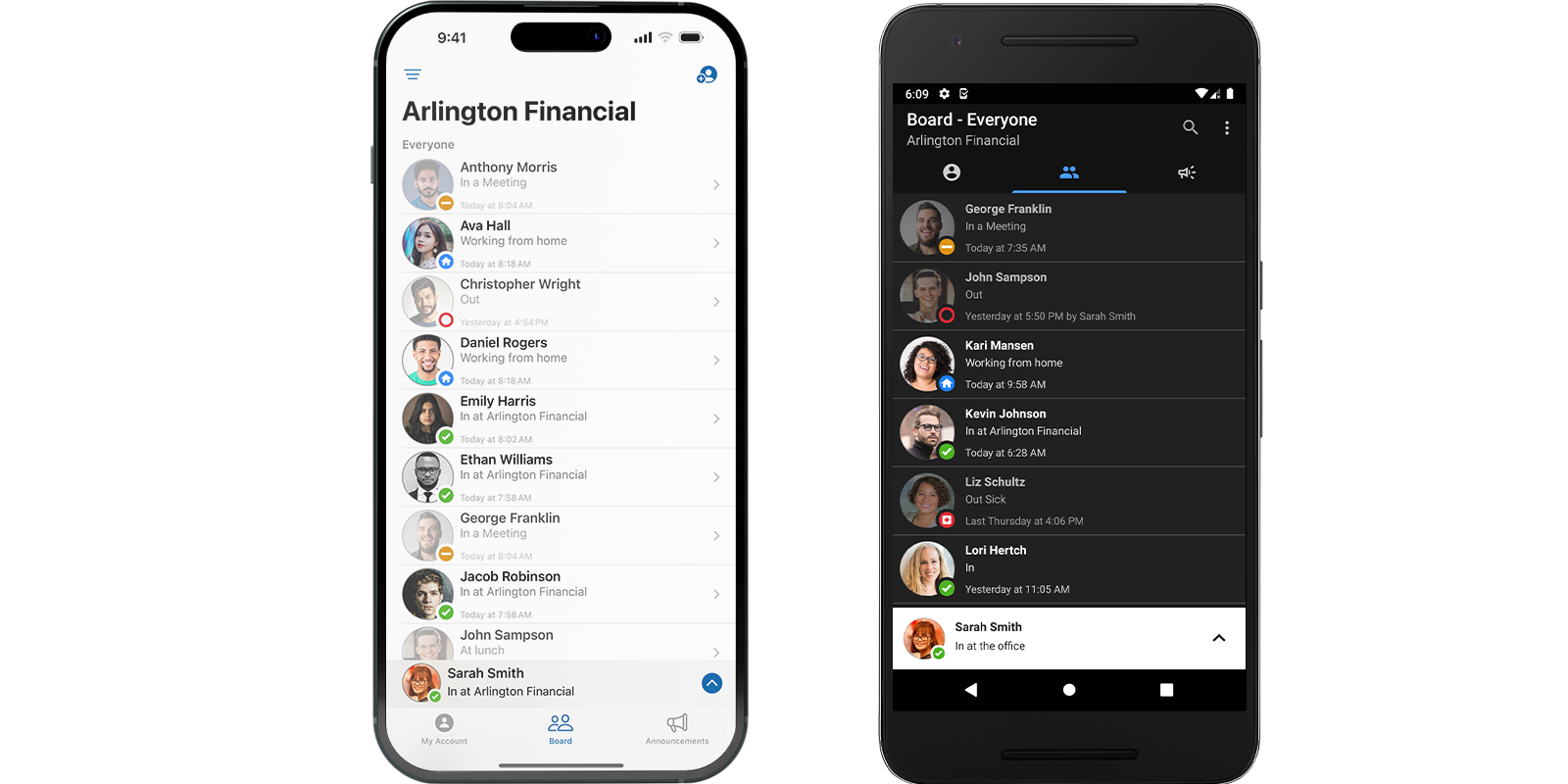 In/Out Board on your Phone • Simple In/Out