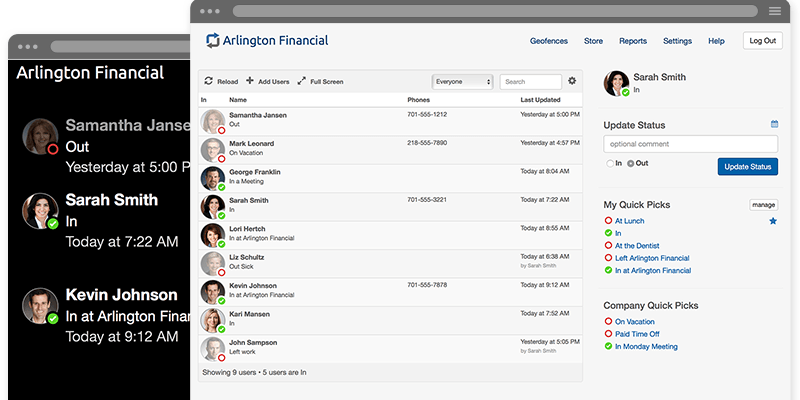 The Best Web-Based In/Out Board • Simple In/Out