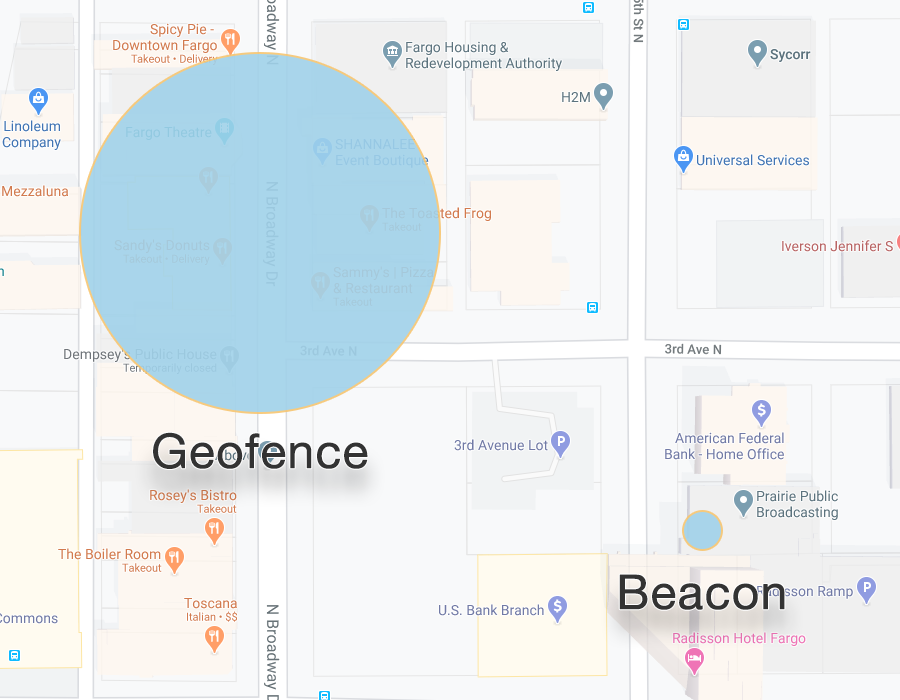 Geofences • Simple In/Out