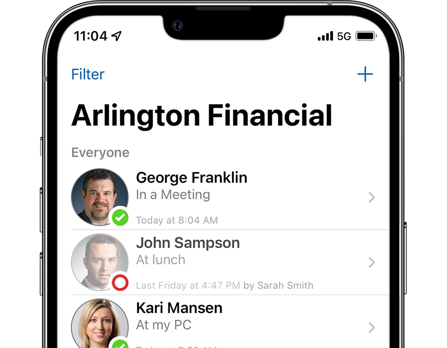 In/Out Board on your Phone • Simple In/Out