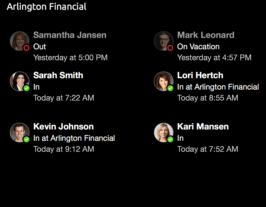 The Best Web-Based In/Out Board • Simple In/Out